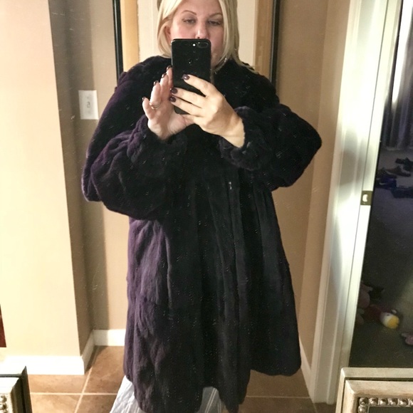 Jackets & Coats | Custom Steven Corn Weasel Fur Swing Jacket Lxl | Poshmark